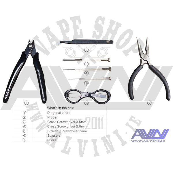 Vandy Vape Tool Kit DIY coil building beginners kit ALVINI Ireland