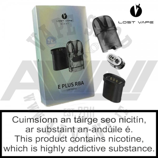E Plus RBA Pod - Lost Vape Ireland|Limerick|Nenagh|Roscrea|Carric-on-suir